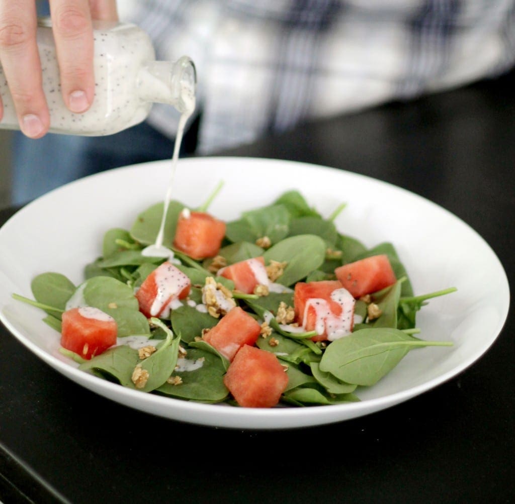 5 Ingredient Lemon Poppyseed Dressing - Chris Loves Julia