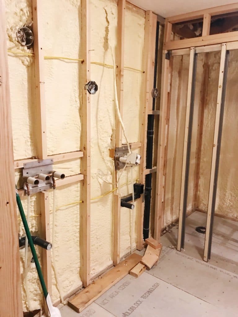 Our Master Bathroom Renovation, 2 Weeks In: On Plumbing and Choosing ...