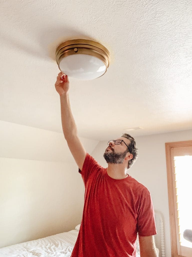 Beginner DIY: How To Change A Light Fixture + 15 Favorite Flush Mounts ...