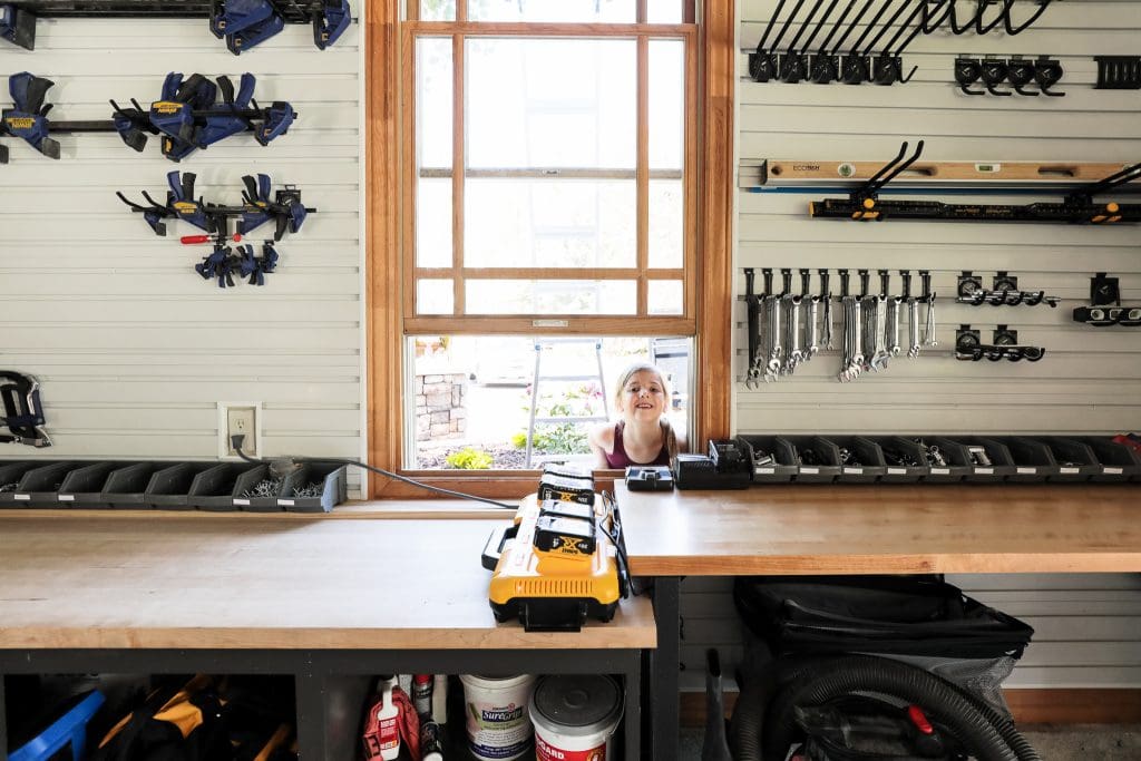 Storage and Organization in the Garage - Chris Loves Julia