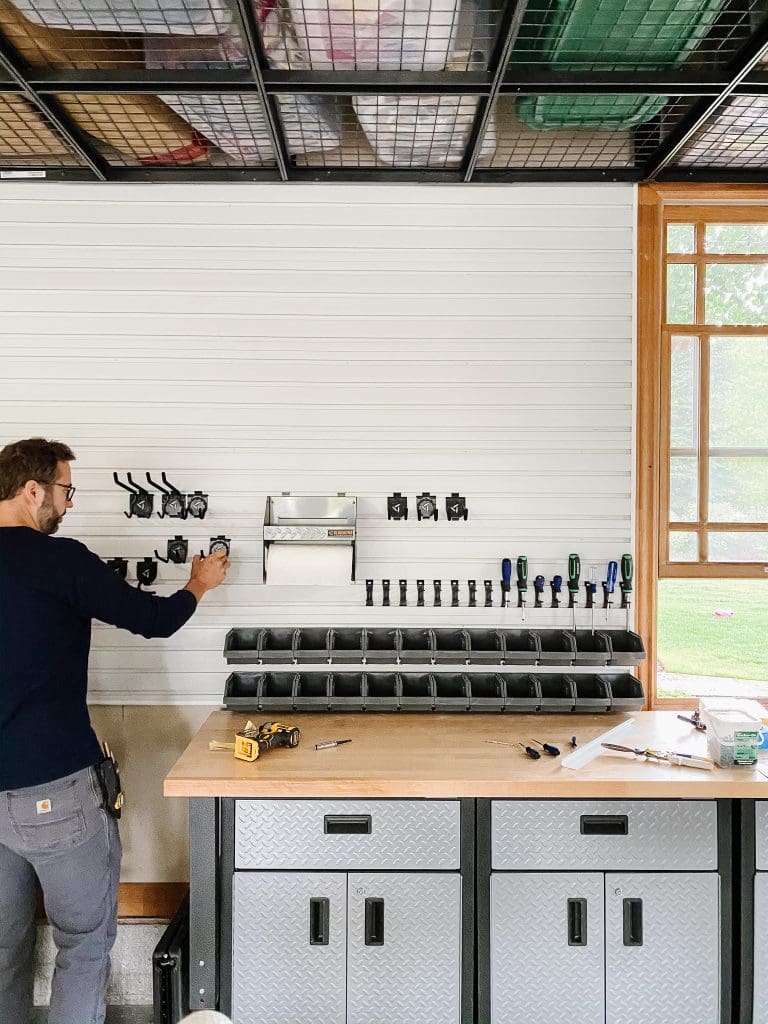 Storage and Organization in the Garage - Chris Loves Julia