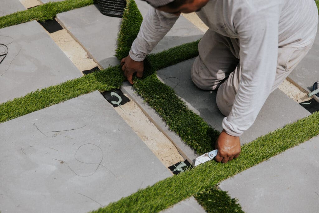 All About Our Diamond Pavers and Artificial Grass - Chris Loves Julia