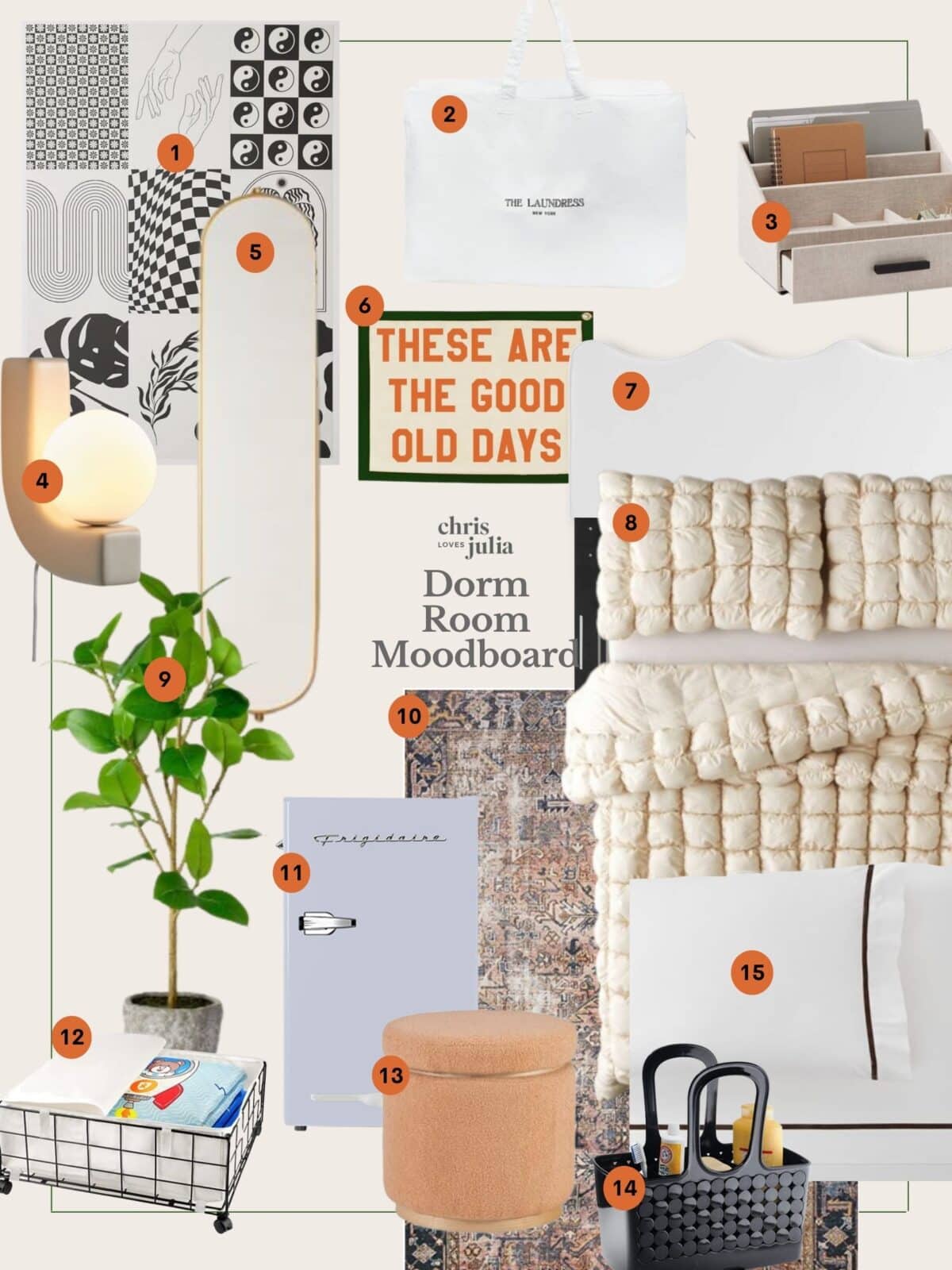 If I Were Living in a Dorm in 2022 | Dorm Room Mood Board - Chris Loves ...