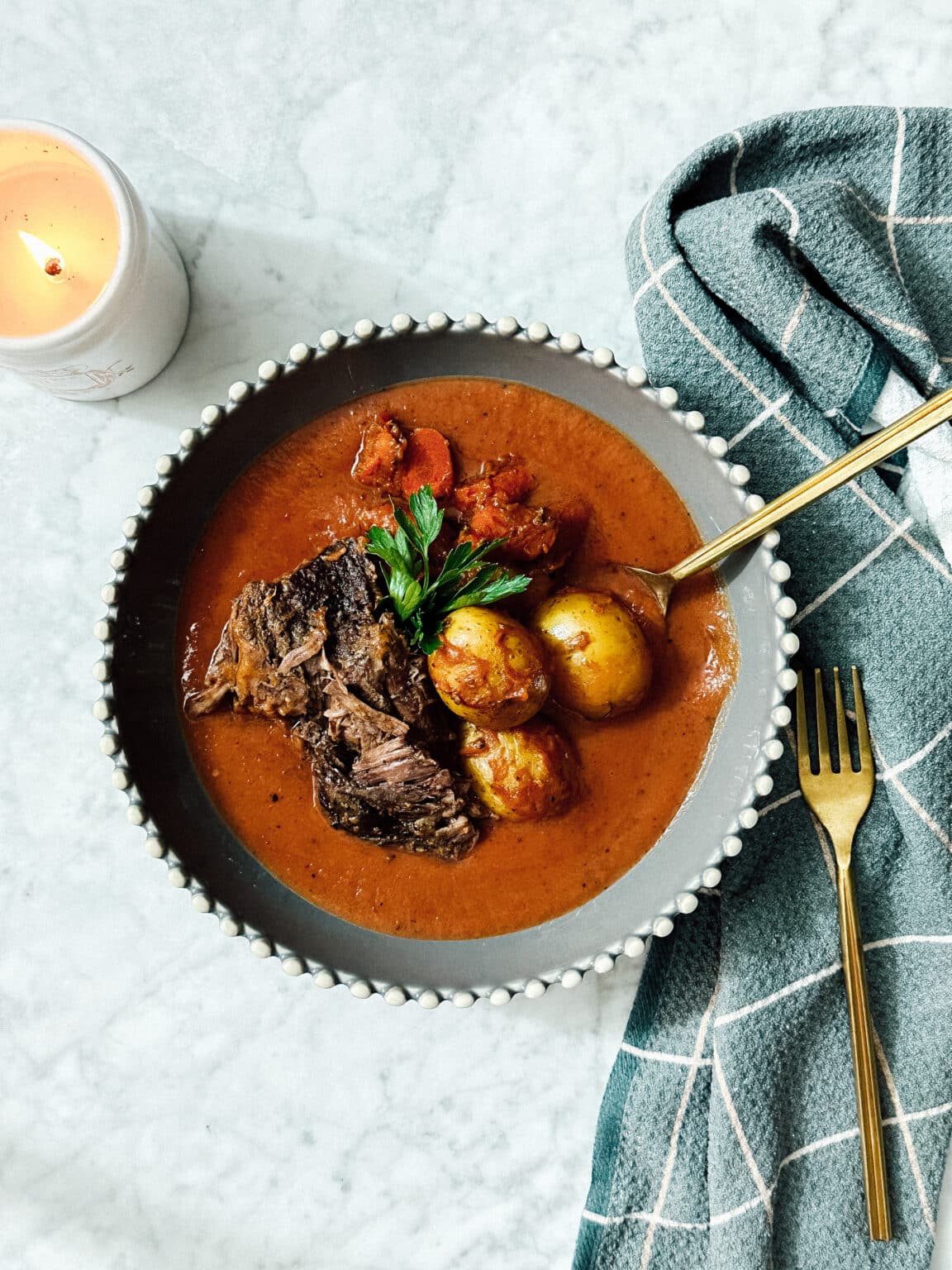 Pot Roast Pottage | Chris Cooks - Chris Loves Julia