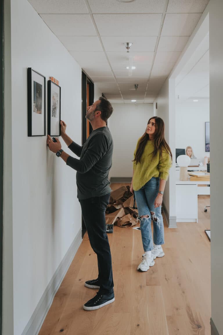 Making the Office Feel Like Home With Framed Photos