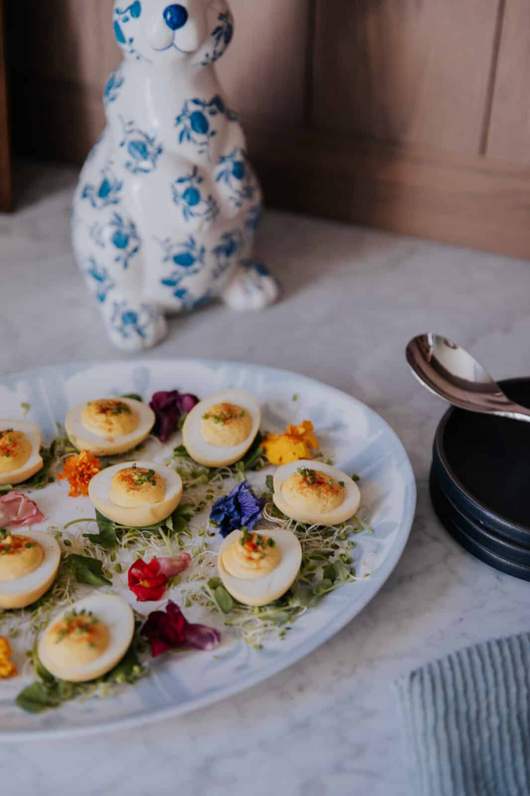 Pickled Beet Deviled Eggs | Chris Cooks - Chris Loves Julia