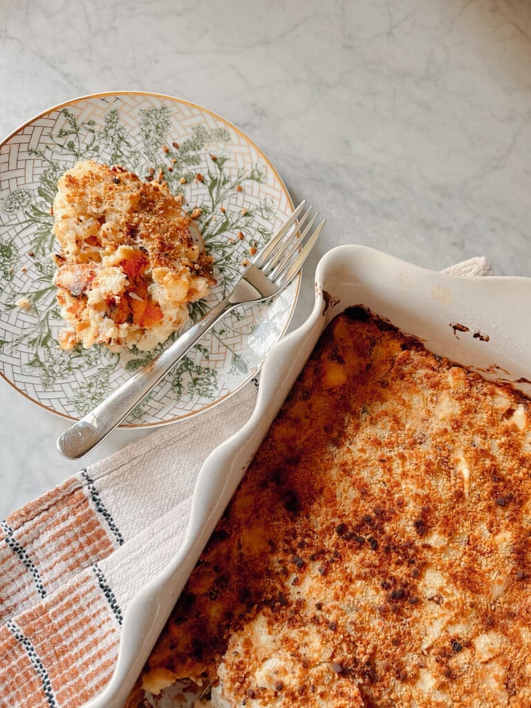 Cheese-less Potato Casserole - Grain & Dairy Free - Chris Loves Julia