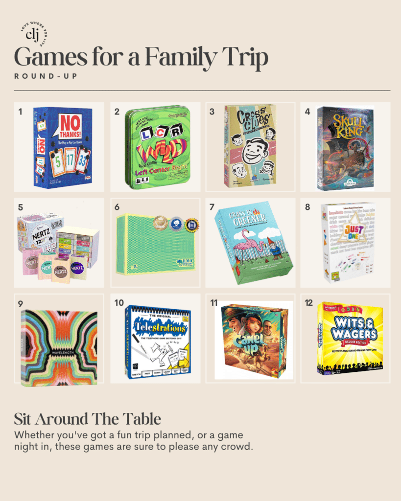 The Best Family Games To Pack For a Trip - Chris Loves Julia