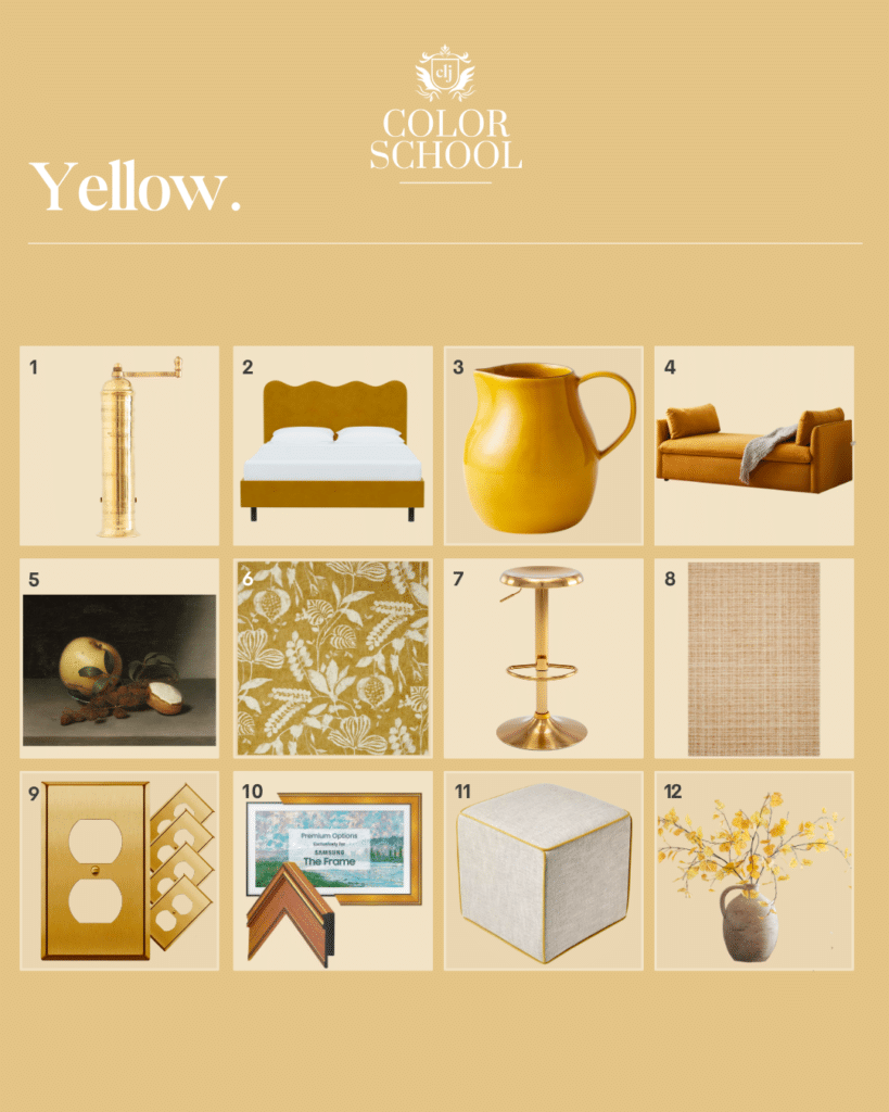 Brighten Your Home With Some Yellow - Chris Loves Julia