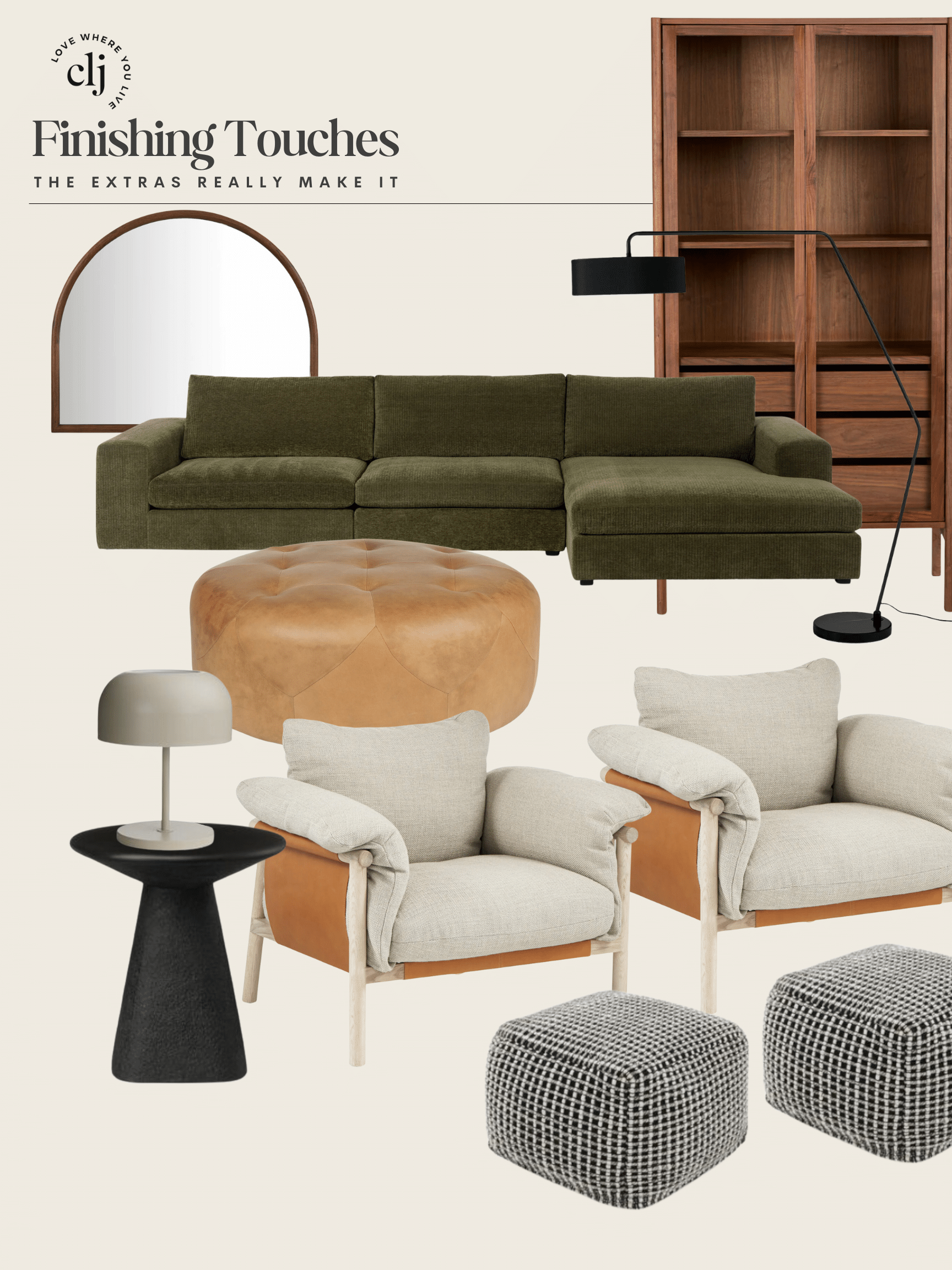 How to Create a Modern Living Room In Four Phases - Chris Loves Julia
